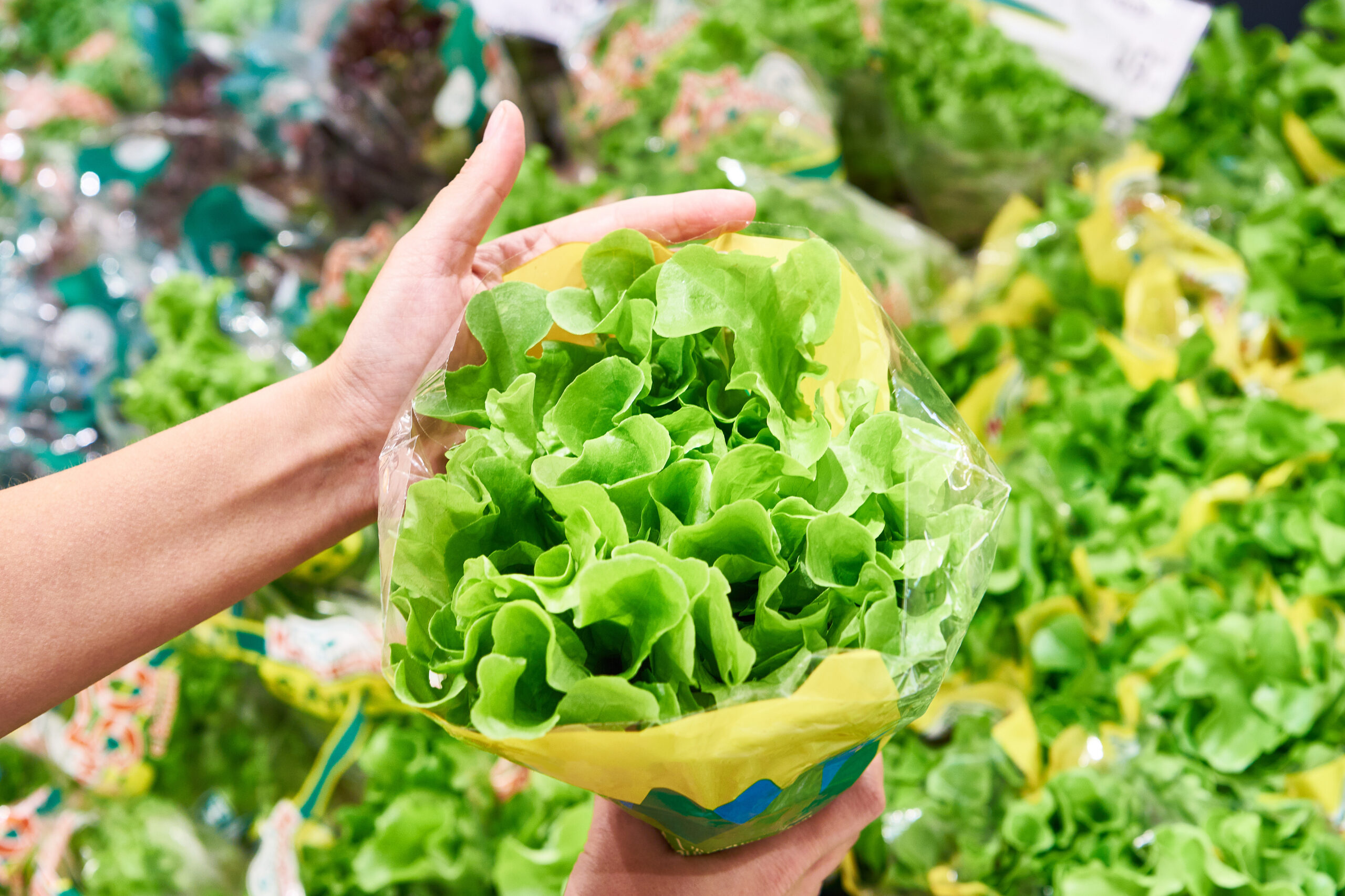 Lettuce Sleeves for Fresh Produce Packaging